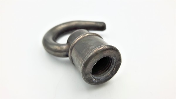 chandelier hook open hook dark bronze effect 10mm thread female