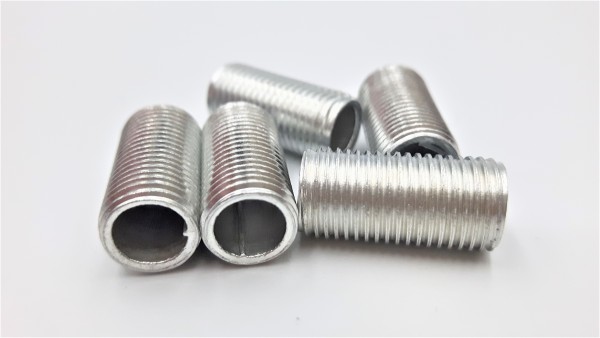Hollow Rod M10 x 15mm Zinc Plated Allthread rod Pack of 5
