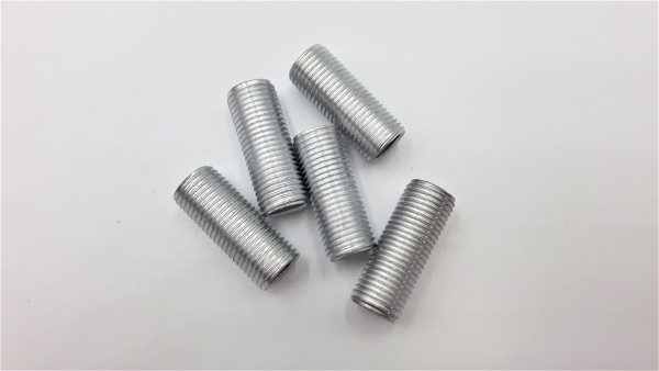 Hollow threaded rod, allthread M10 20mm length x 5 pieces