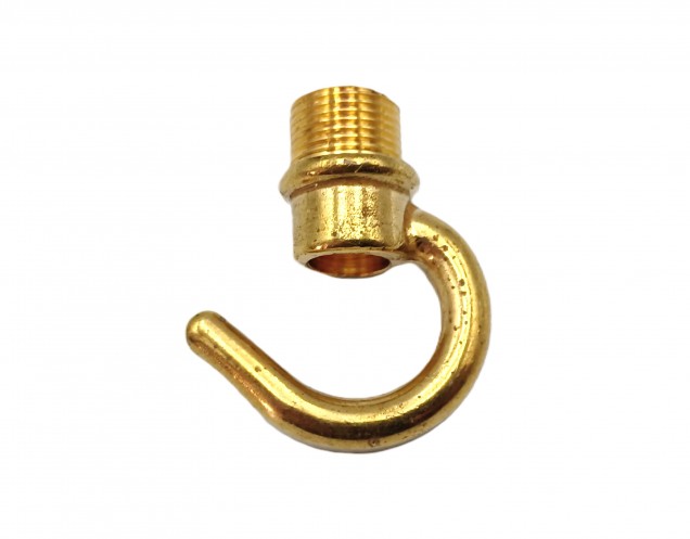 chandelier hook open hook brass half inch male thread