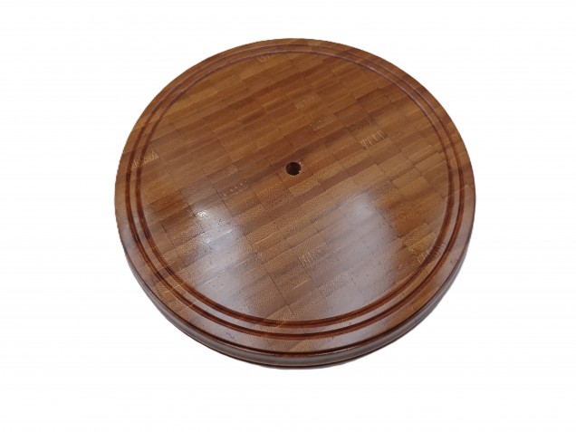 Large Hardwood Ceiling Pattress varnished