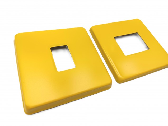 Yellow Light Switch Cover Plate Conversion