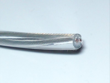 2 Core Round Clear Flex Lighting Cable 0.75mm