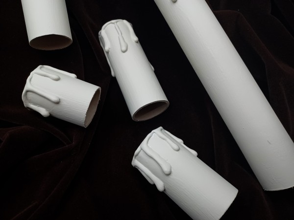 Candle Tube magnolia Drip Card 33mm width all heights