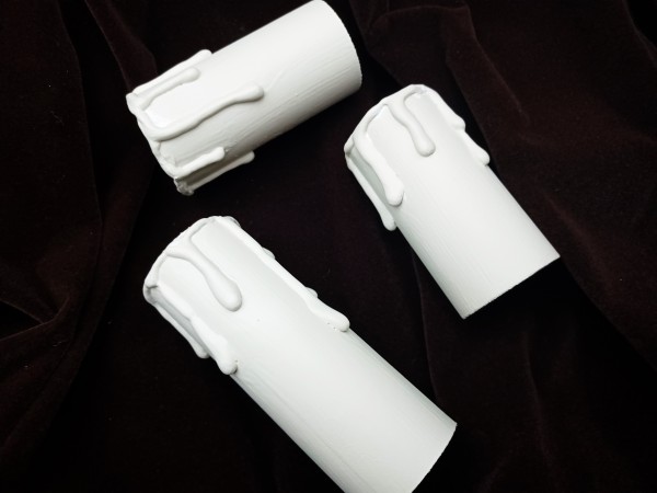 Candle Tube magnolia Drip Card 33mm width all heights