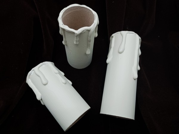 Candle Tube magnolia Drip Card 33mm width all heights