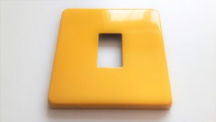 Yellow Light Switch Cover Plate Conversion